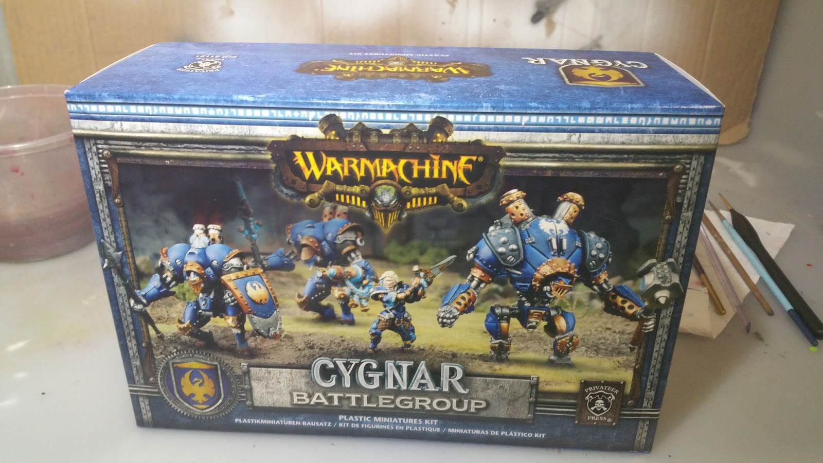 Keep Painting Those Miniatures: #73 Unboxing, Warmachine, Cygnar ...
