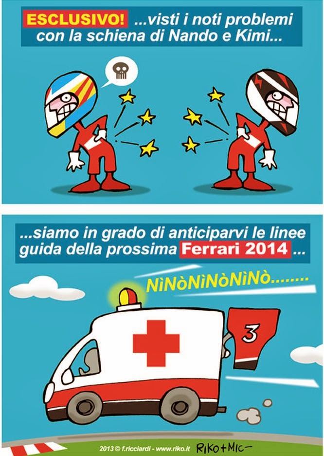 Continental Circus: Formula 1 em Cartoons: As dores de Alonso e Kimi ...