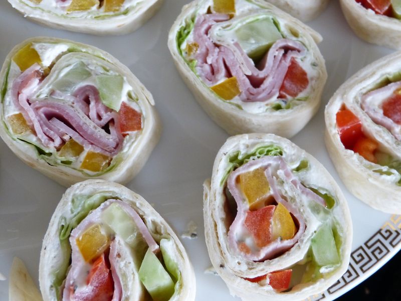 Roladki z tortilli - Poradnik Magdy