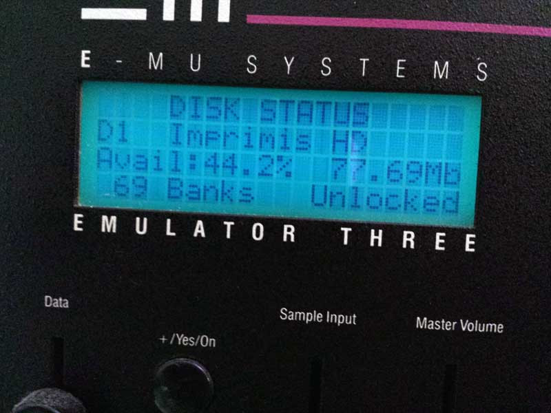 MATRIXSYNTH: Emulator EMU EIII Black Rack Mount Digital Sampler with ...