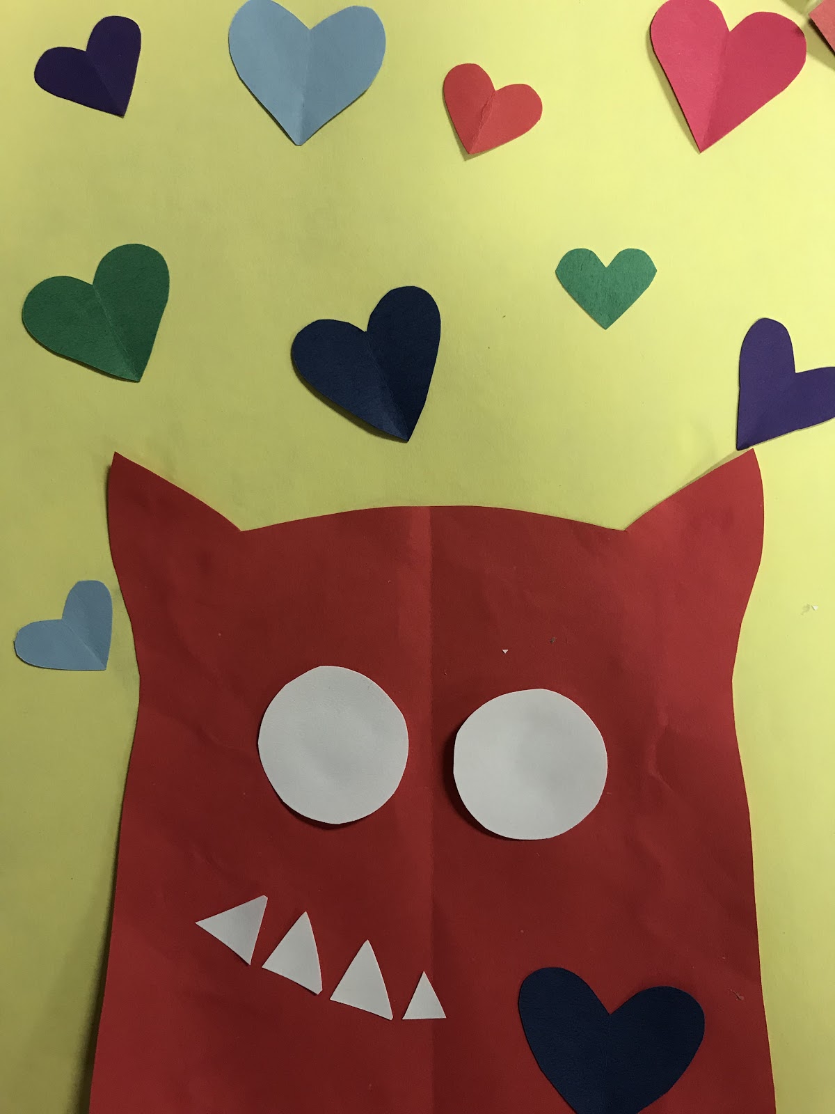 Elements of the Art Room: 1st grade Love Monsters