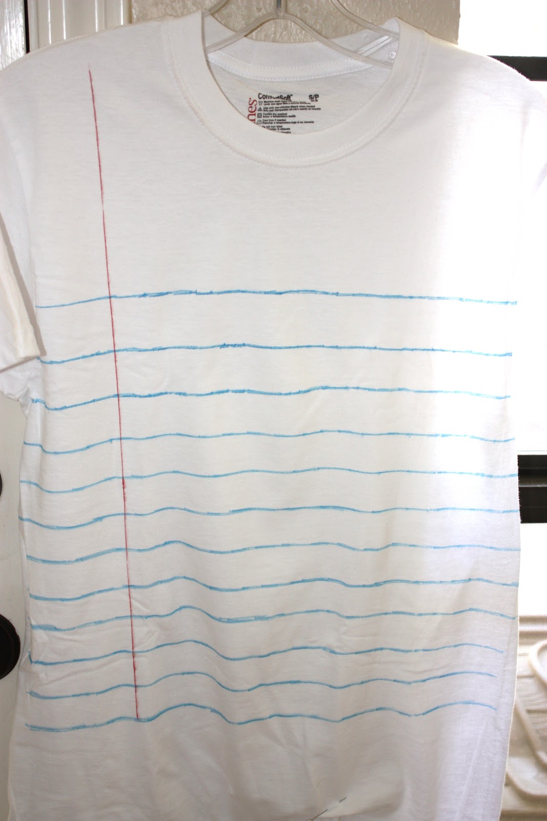 Want to get Crafty?: T-Shirt: Notebook Paper Shirt