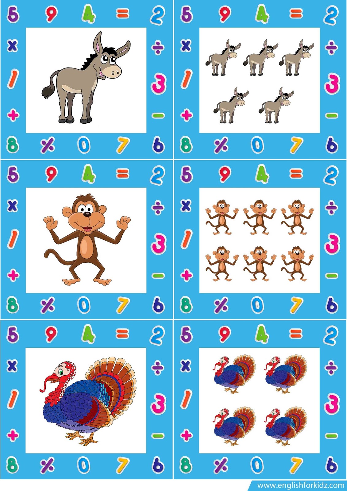 Singular and Plural Nouns Flashcards