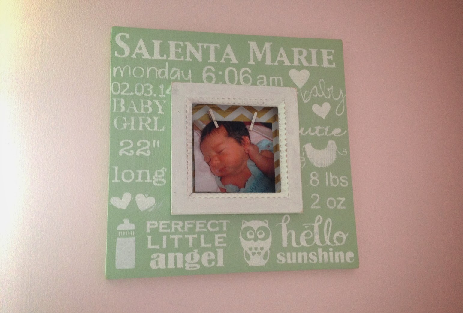 Two It Yourself: DIY Chunky Wood Frame (Makes a Great Personalized Baby ...