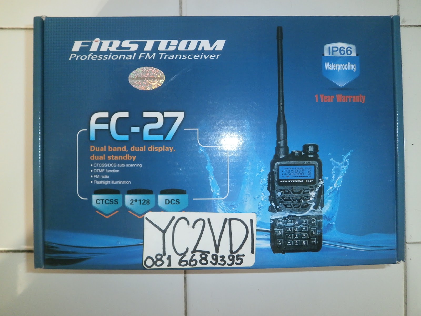 Sinar Agung ( Y C 2 V D I ): HT FIRSTCOM FC 27 WATERPROOFING BARU GRESS
