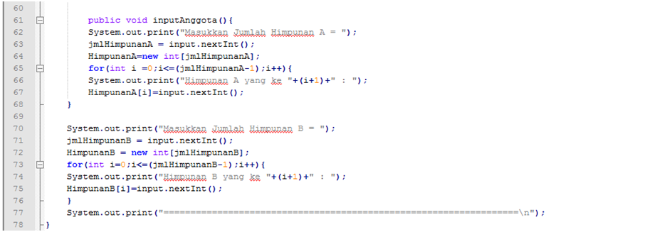 Nemure no King: Program menghitung Invers dengan Java