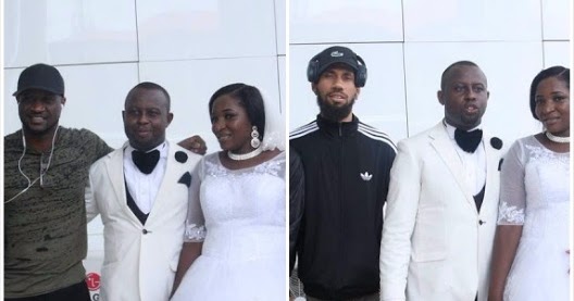 PSquare, Yemi Alade, Phyno surprise newlywed couple, crash wedding (Photos)