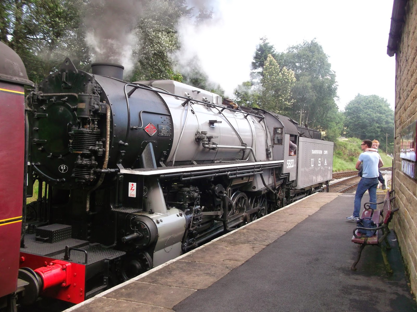 Steam Memories: USA Transportation Corps S160. The detail