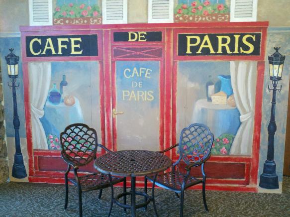 Paris Café Mural