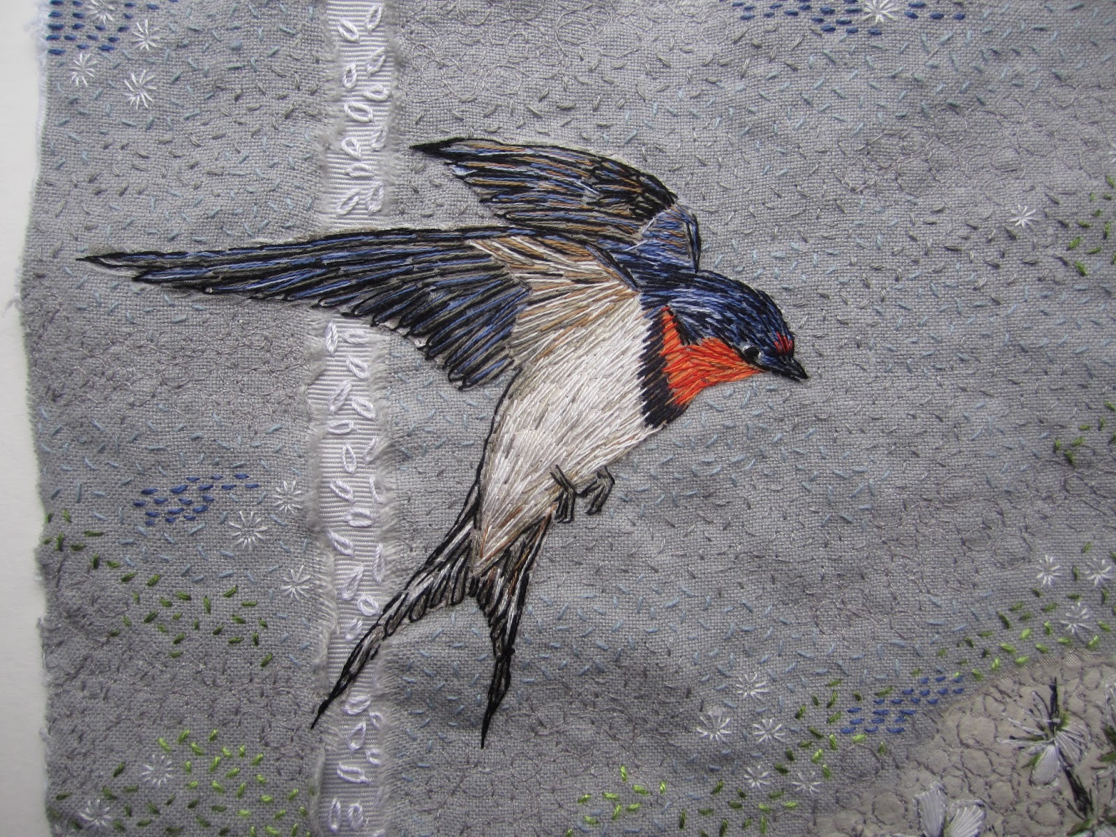 Louise Watson - Textile Artist: Birds exhibition at The Guild at 51 ...