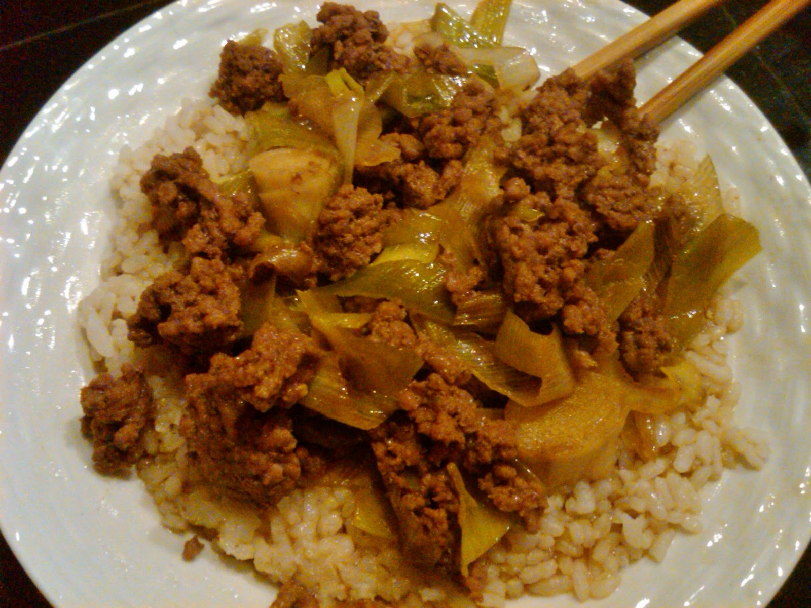Ambrosia: Beef Over Rice