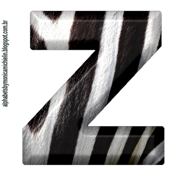M. Michielin Alphabets: #ZEBRA ALFABETO PNG