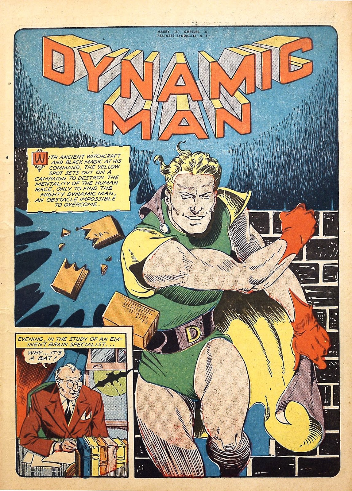Four-Color Shadows: Dynamic Man-Charles Sultan-1941