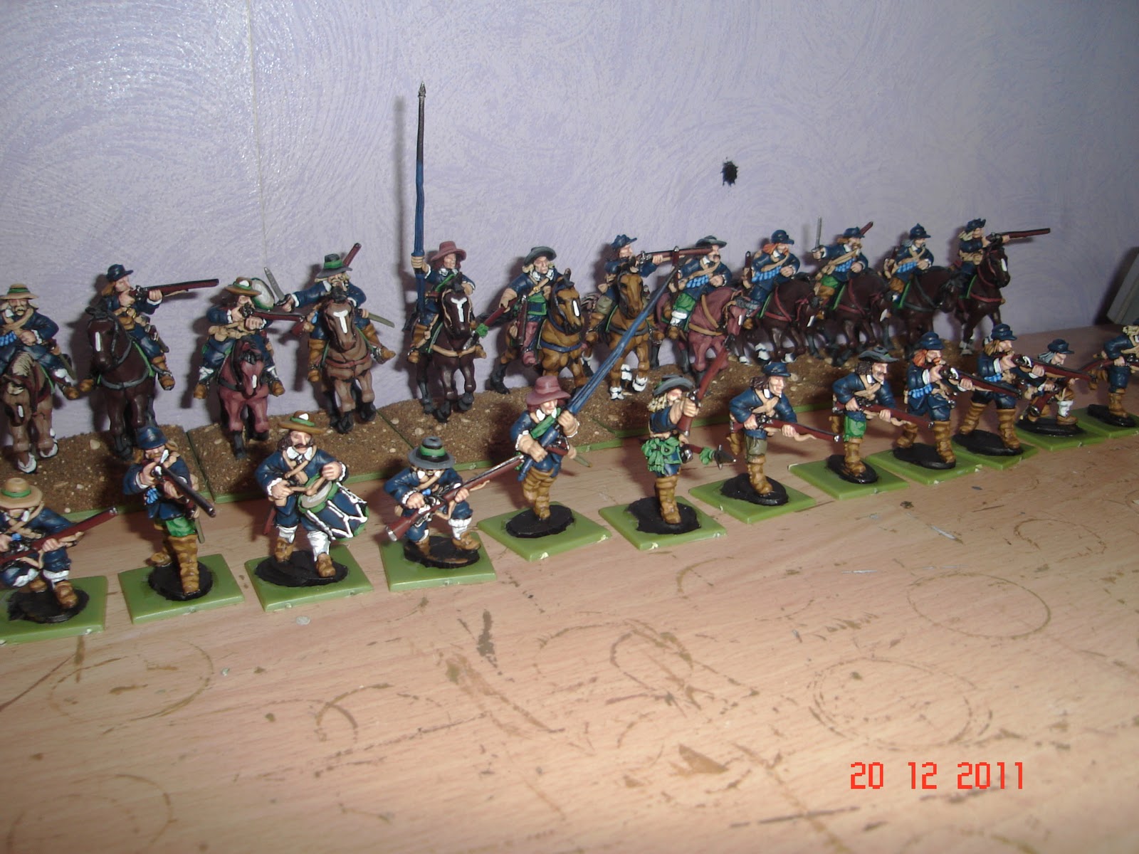 Kevs wargames Cabin: ECW Dragoons Completed