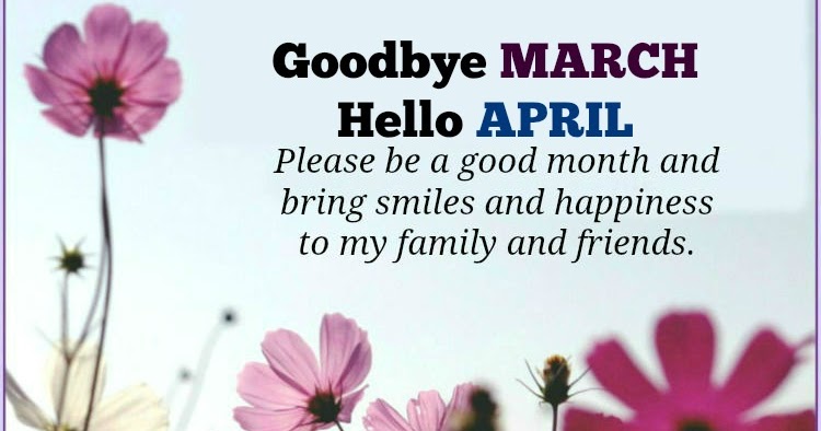 Daveswordsofwisdom.com: Goodbye March - Hello April