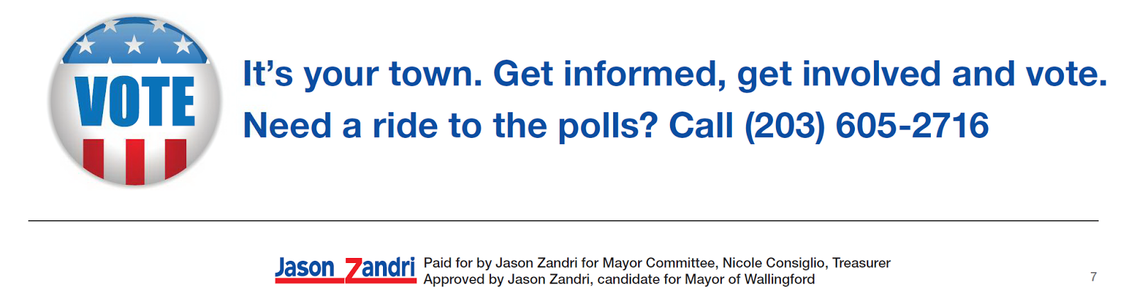 Jason Zandri Candidate for Mayor of Wallingford