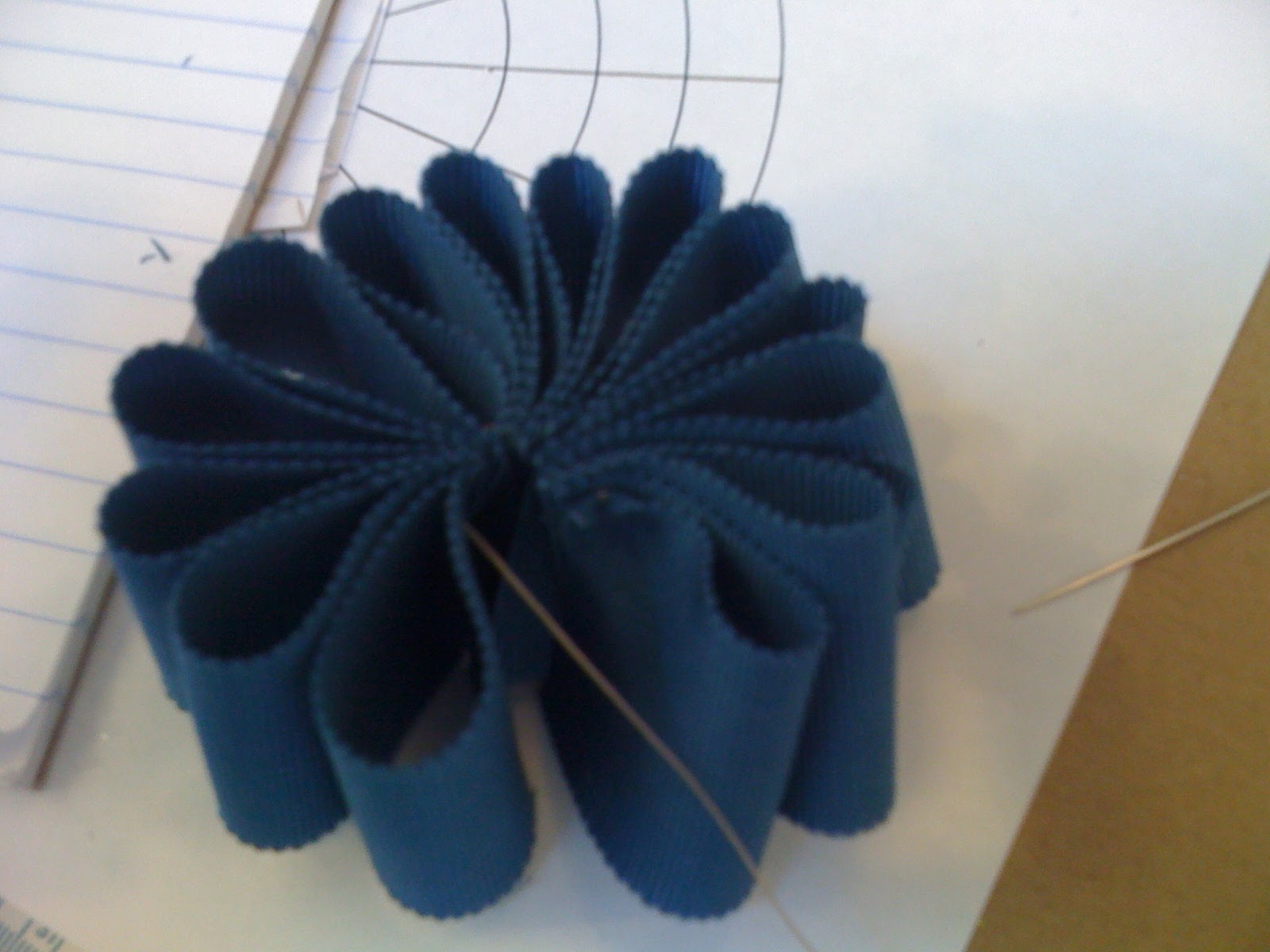 TrulyHatBlog: Two cockades - process shots