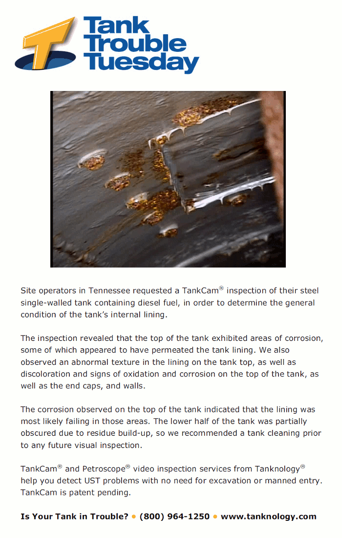 Tank Trouble Tuesday - Tanknology