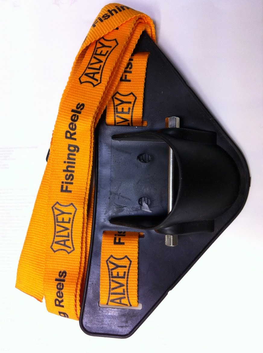 SABRE STROKERS: ALVEY gimbal belt for boat rods