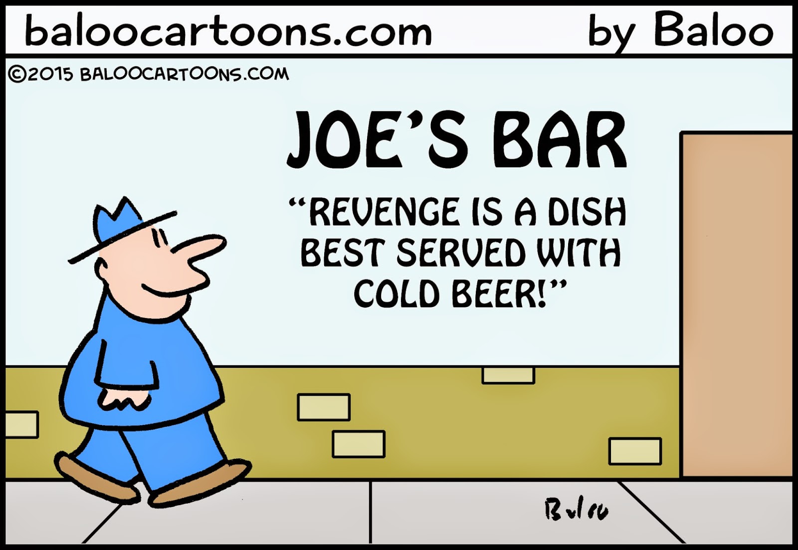BALOO'S CARTOON BLOG: Revenge cartoon