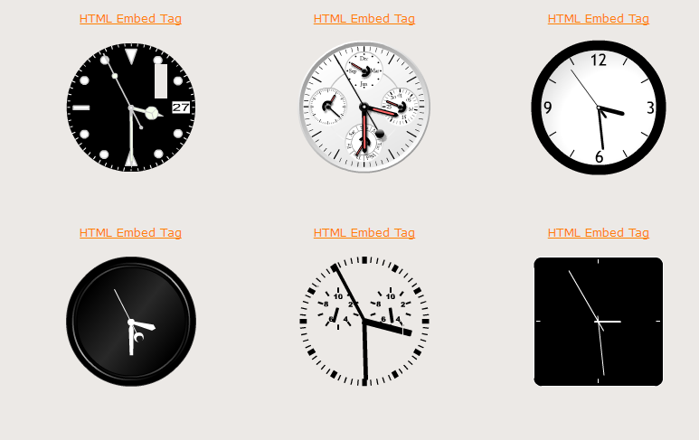 Wah ternyata begini cara memasang jam keren pada sebuah blog - San zuki