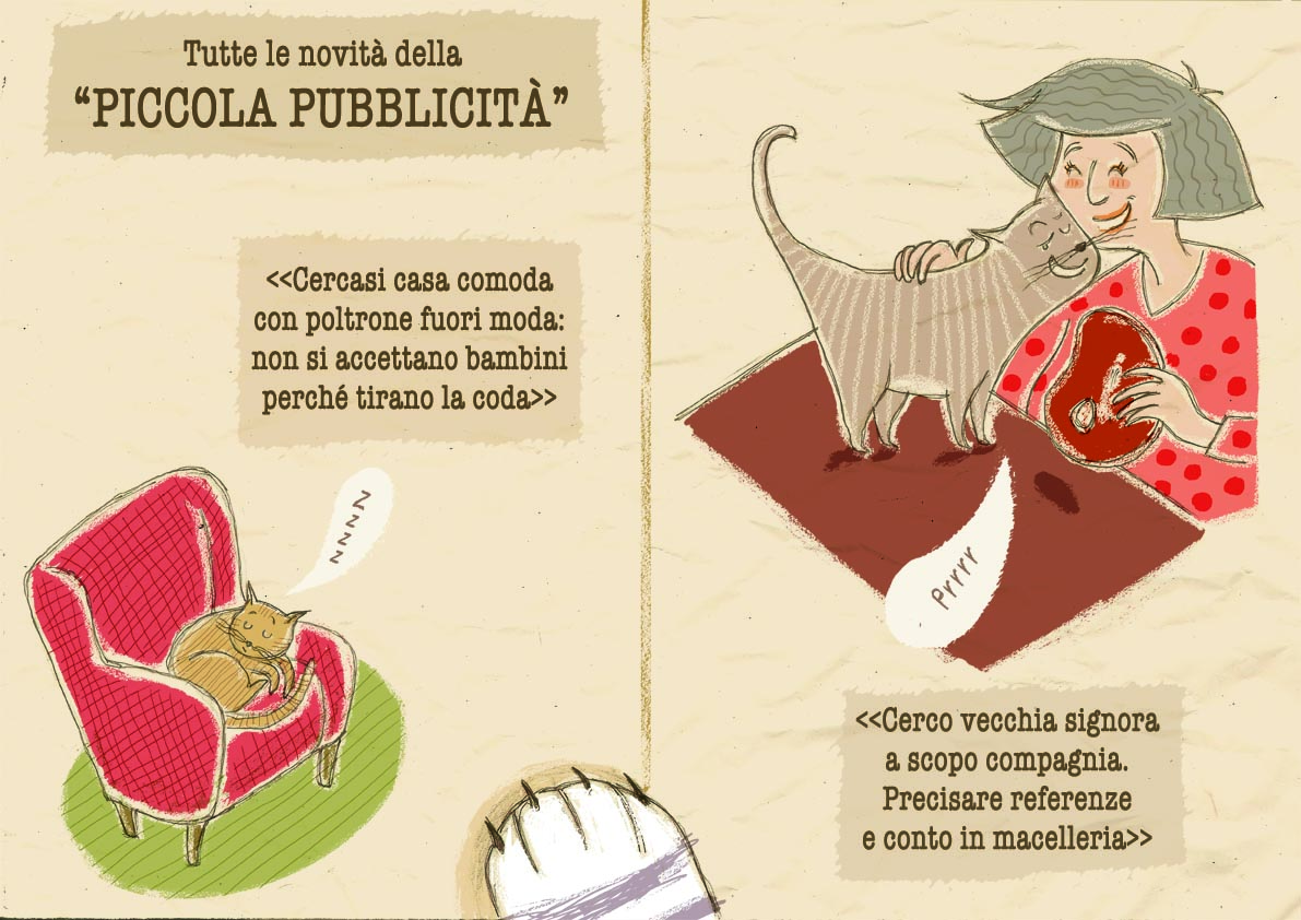 Elisa Rocchi illustratrice: "Il Giornale dei Gatti" di Gianni Rodari