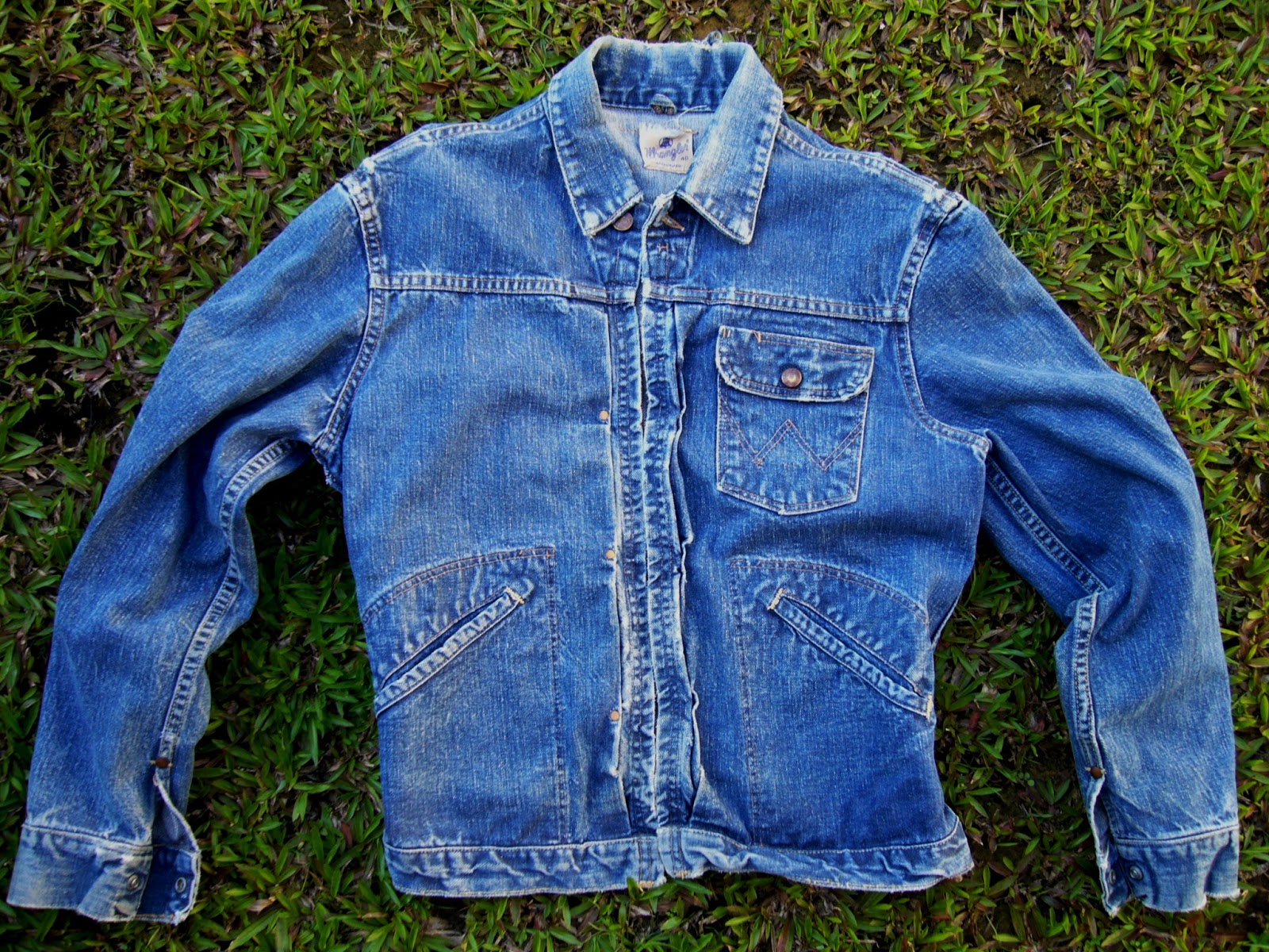 Wish You Were Here: Vintage Wrangler Blue Bell Sanforized Jacket