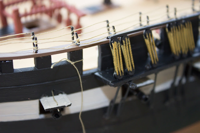 Sailing Ship Models: USS Constitution - Mounting the Anchors