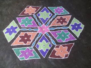 CHODAVARAMNET: THIRUPPAVAI - LORD SRI KRISHNA RANGOLI ART