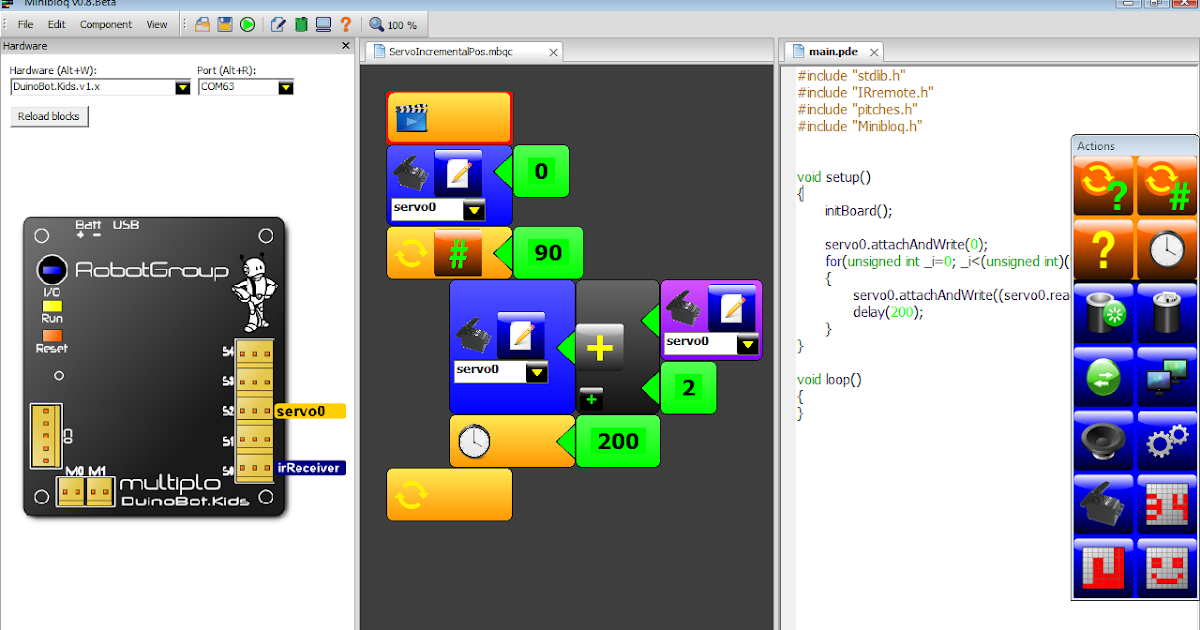 miniBloq: Documentation
