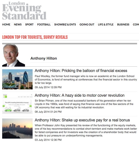 Anthony Hilton as HR's Most Influential? ~ Strategic Human Capital ...