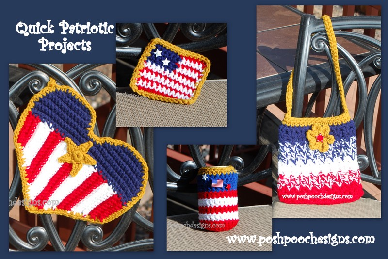Posh Pooch Designs : Quick Patriotic Crochet Projects