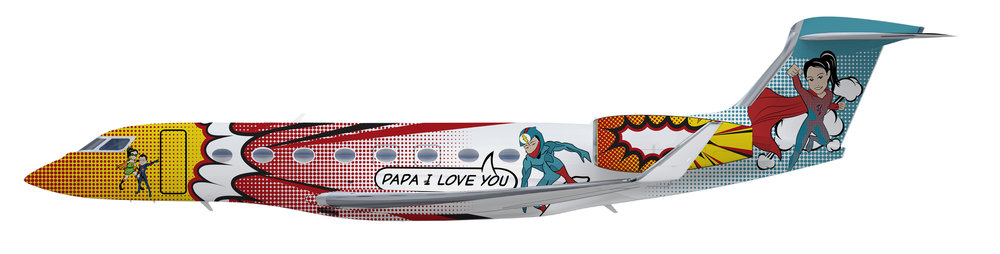 Gulfstreams: G650 paint scheme