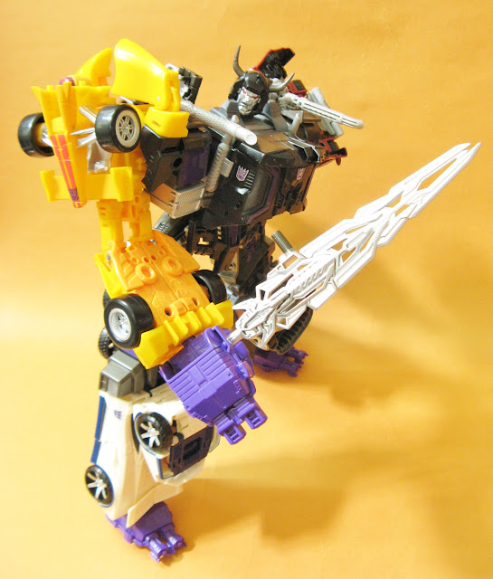 Transformers Unite Warriors UW-02 Decepticon Stunticons MENASOR IDW變形金剛 ...
