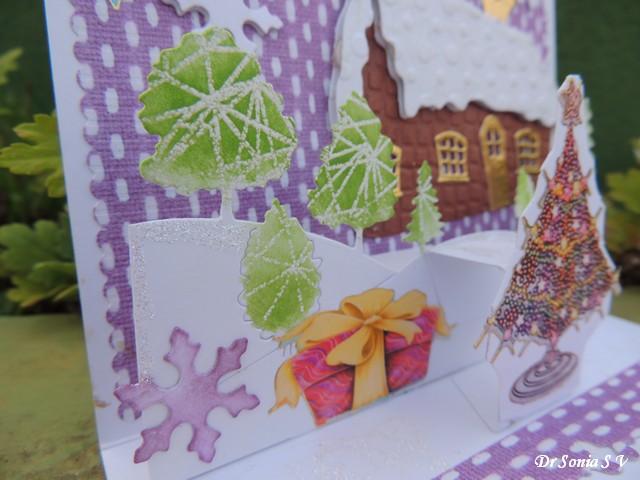 Cards ,Crafts ,Kids Projects: Pop Up Christmas Card