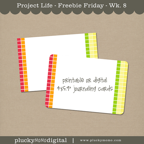 (More) Project Life Freebies - where home + art collide