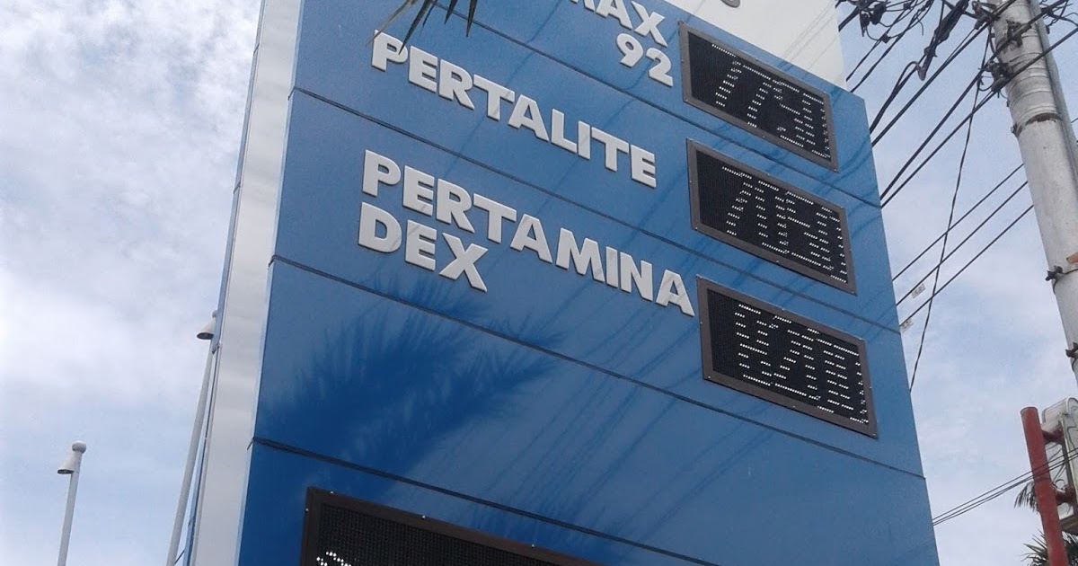 Display harga SPBU TOTEM