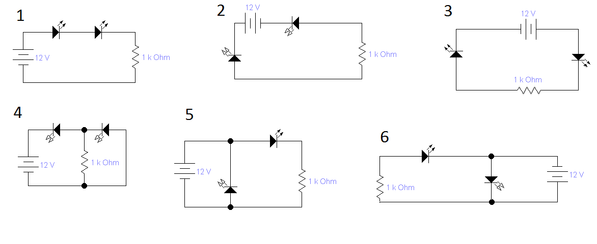 hilarioelectronica: Ejercicio con diodos led