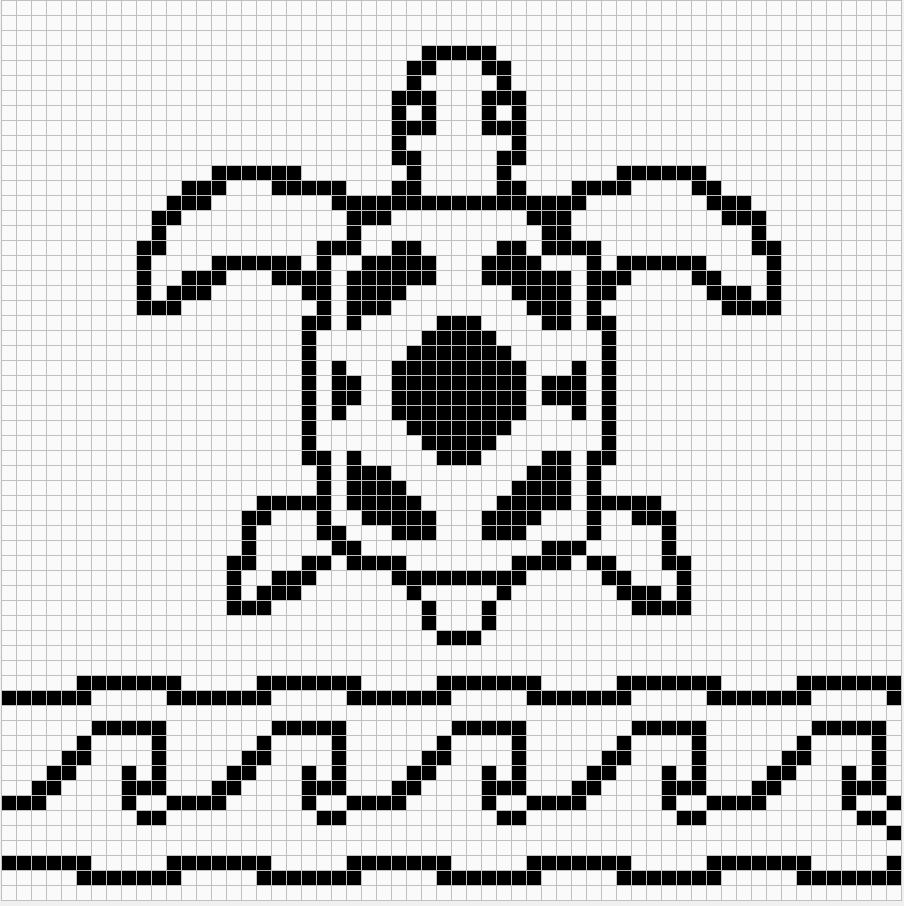 WitchWolfWeb Creations: Sea Turtle Chart Remix