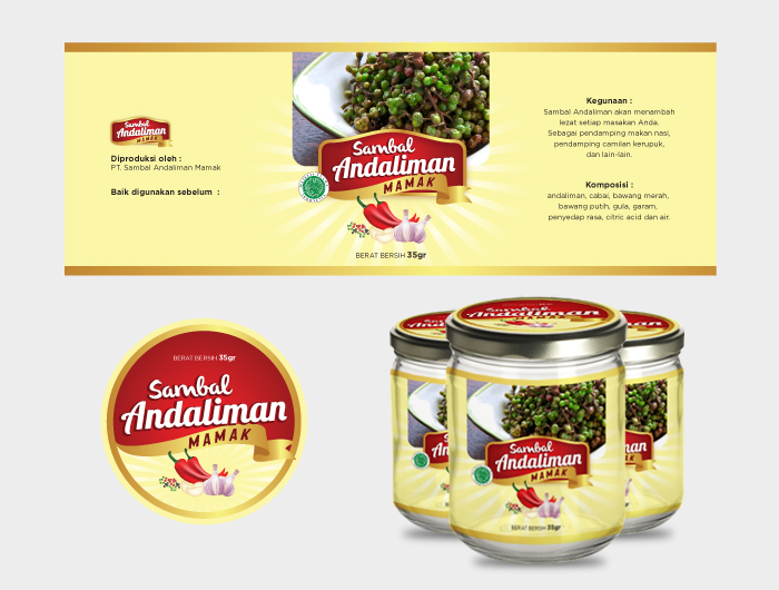 contoh Label kemasan makan dan minuman