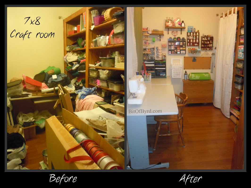 Small 7x8 Craft Room Redo