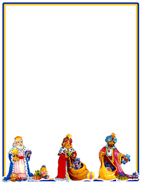Bordes Decorativos: Bordes decorativos de Carta a los Reyes Magos para ...