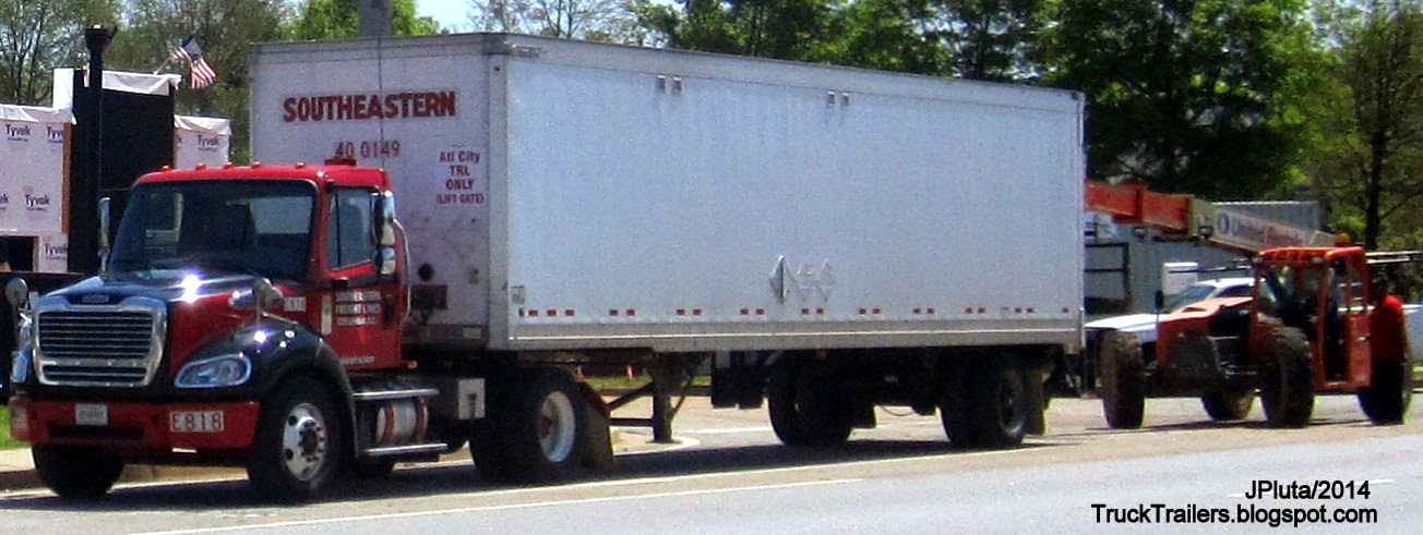 TRUCK TRAILER Transport Express Freight Logistic Diesel Mack Peterbilt ...