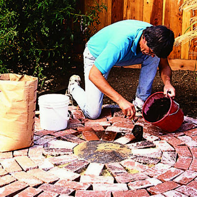 building an instant patio Step-by-step - My Favorite Things