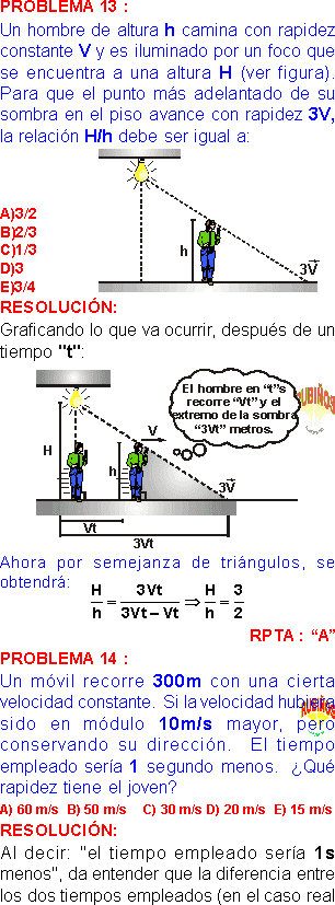 MOVIMIENTO RECTILÍNEO UNIFORME MRU FÓRMULAS EJEMPLOS Y EJERCICIOS RESUELTOS