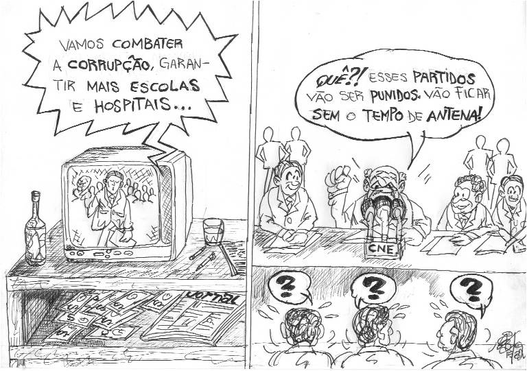 Cartoon Jornal Angolense ~ Blog do escritor angolano Gociante Patissa