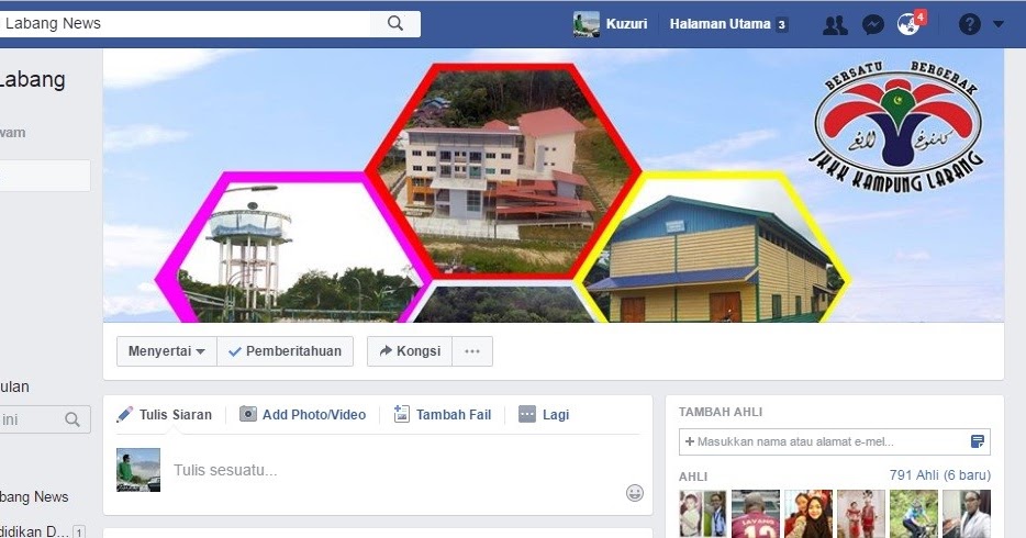 Laman Web Rasmi JKKK KG Labang: ICT