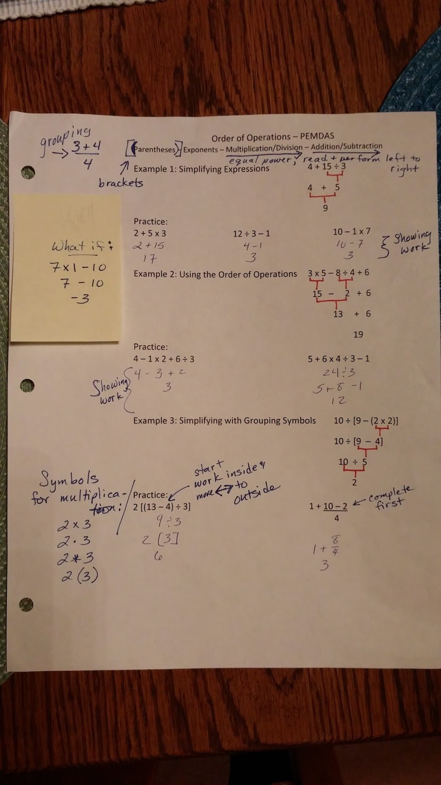 Mrs.Warren - Math on Team Vista: October 2015