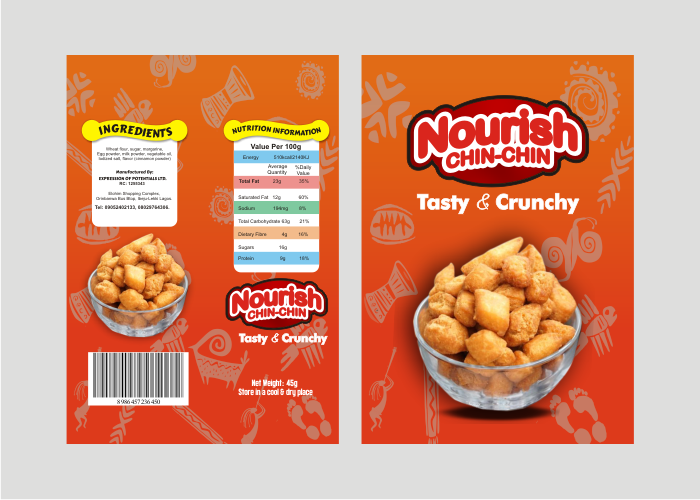 Nourish Chin Chin Label - DM MEDIA