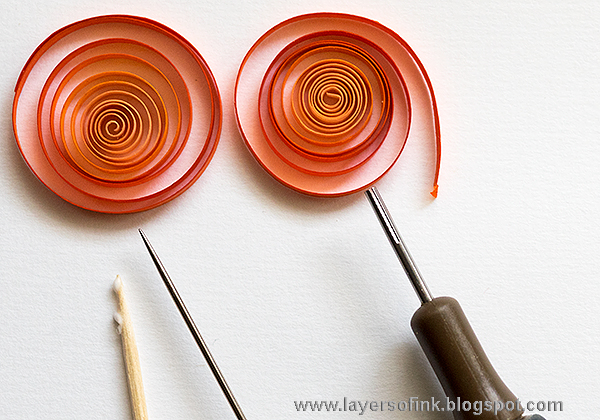 Layers of ink: Autumn Quilling Tutorial